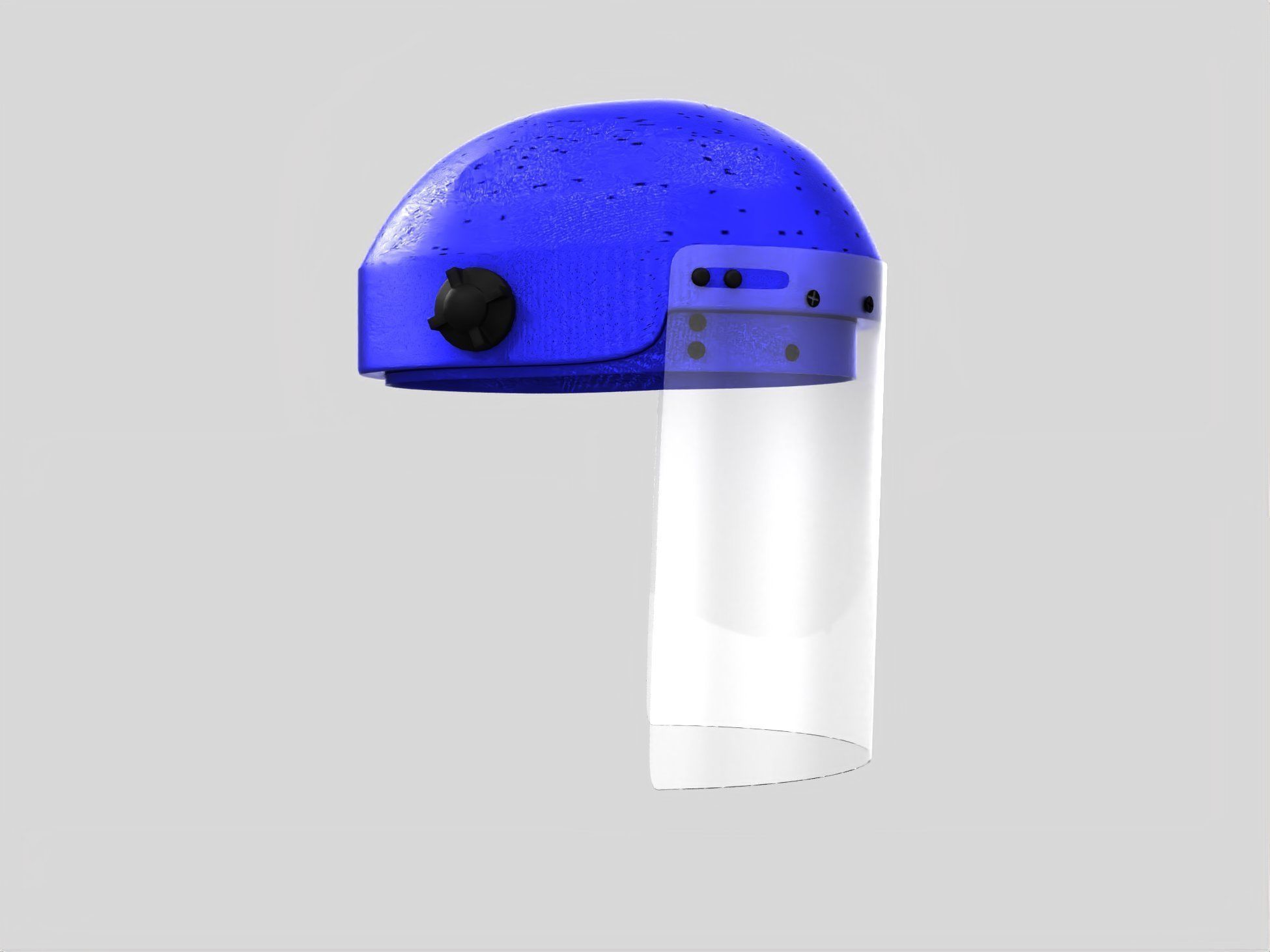 3D model Face shield corona helmet VR / AR / low-poly | CGTrader