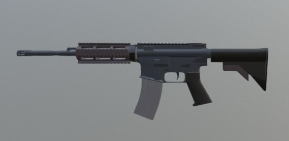 3D model Blocked Out M4 VR / AR / low-poly | CGTrader
