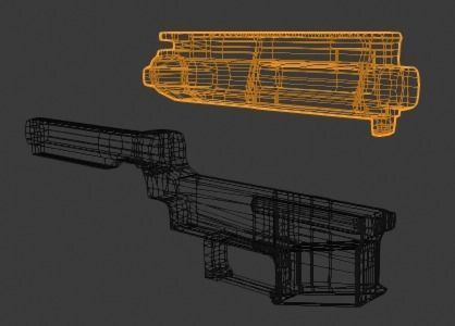 3D model Blocked Out M4 VR / AR / low-poly | CGTrader