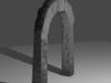 Stone Brick Gateway free 3D model | CGTrader