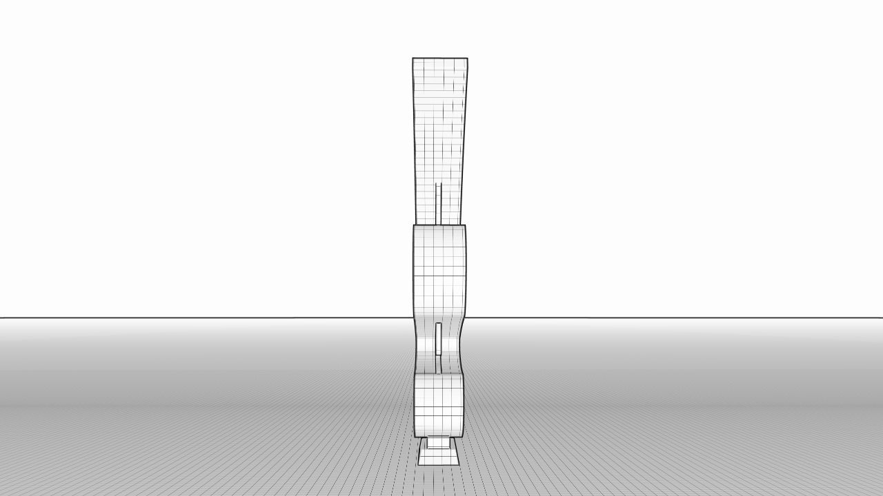 Tomie Ohtake Santos 3D model | CGTrader