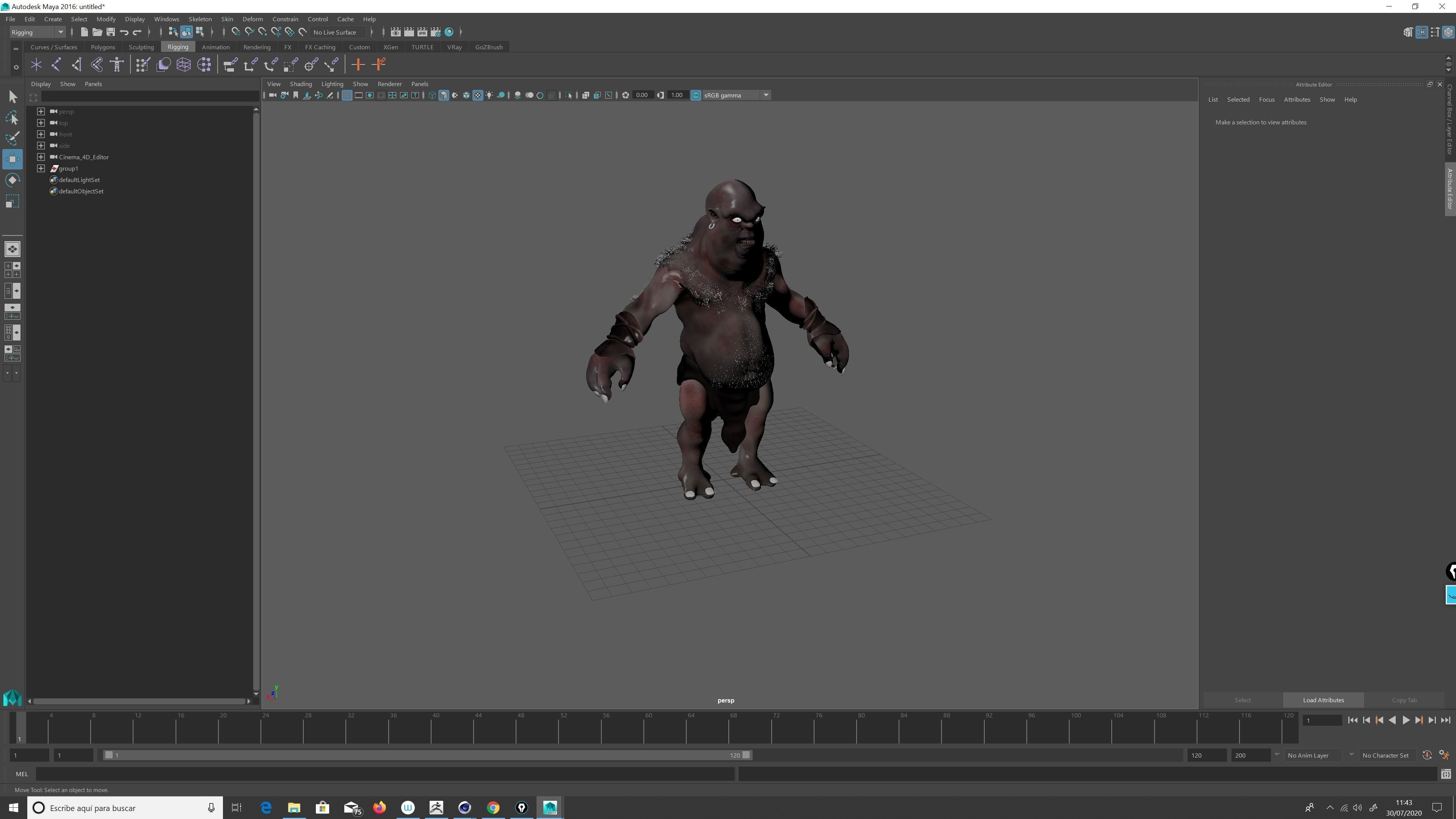 3D model CAVE TROLL VR / AR / low-poly | CGTrader