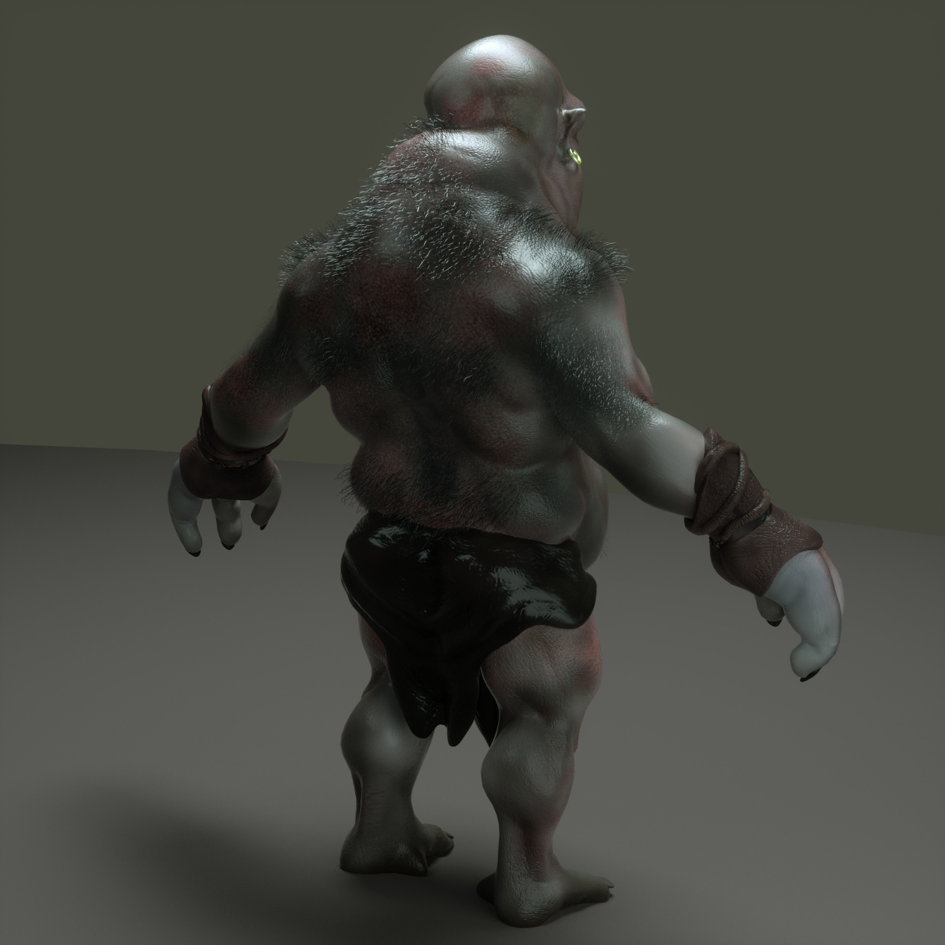 3D model CAVE TROLL VR / AR / low-poly | CGTrader