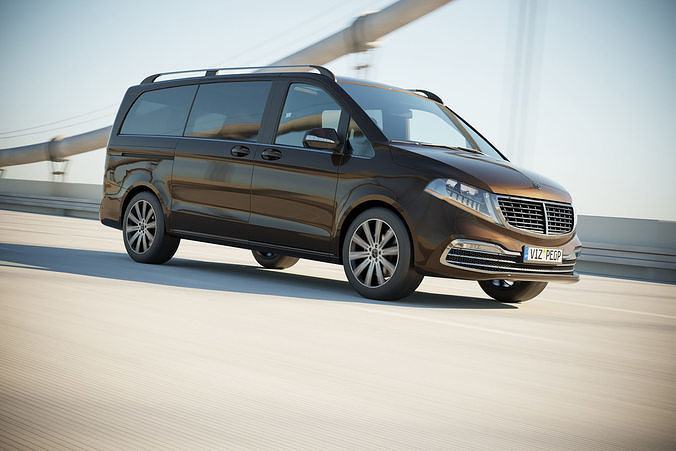 German luxury passenger van 3D model | CGTrader