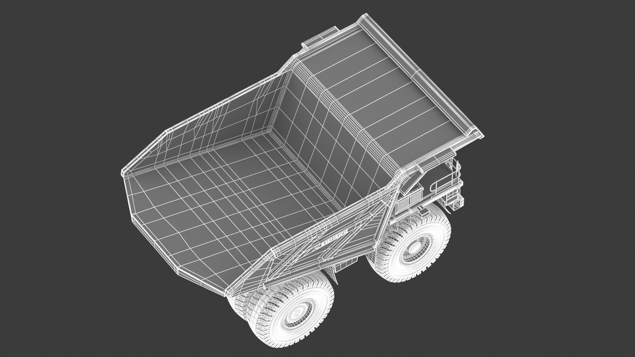 Liebherr T284 Mining Truck T 284 3D model | CGTrader