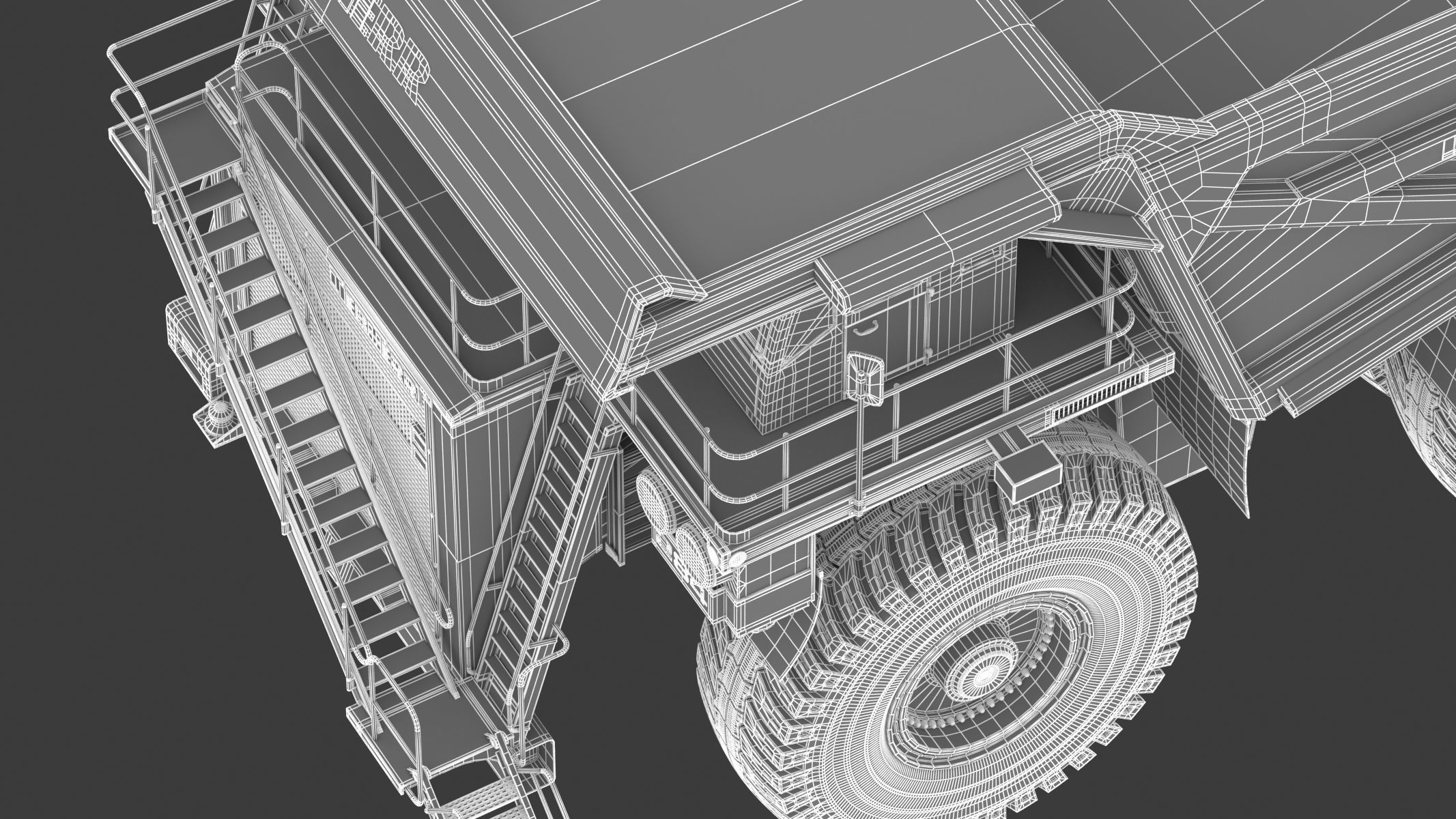 Liebherr T284 Mining Truck T 284 3D model | CGTrader