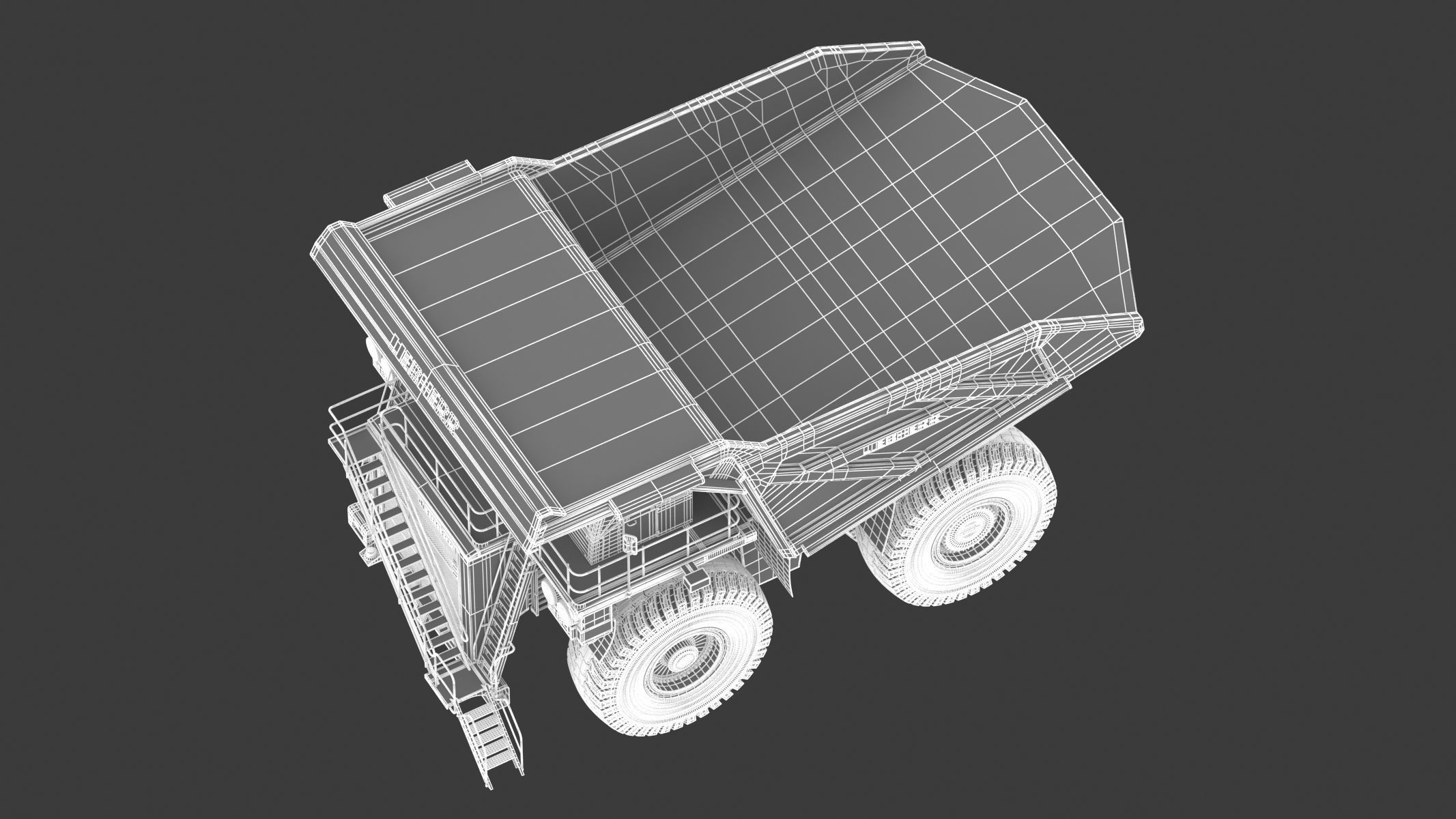 Liebherr T284 Mining Truck T 284 3D model | CGTrader