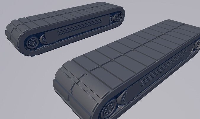 3D model 3D tracks for excavator VR / AR / low-poly | CGTrader