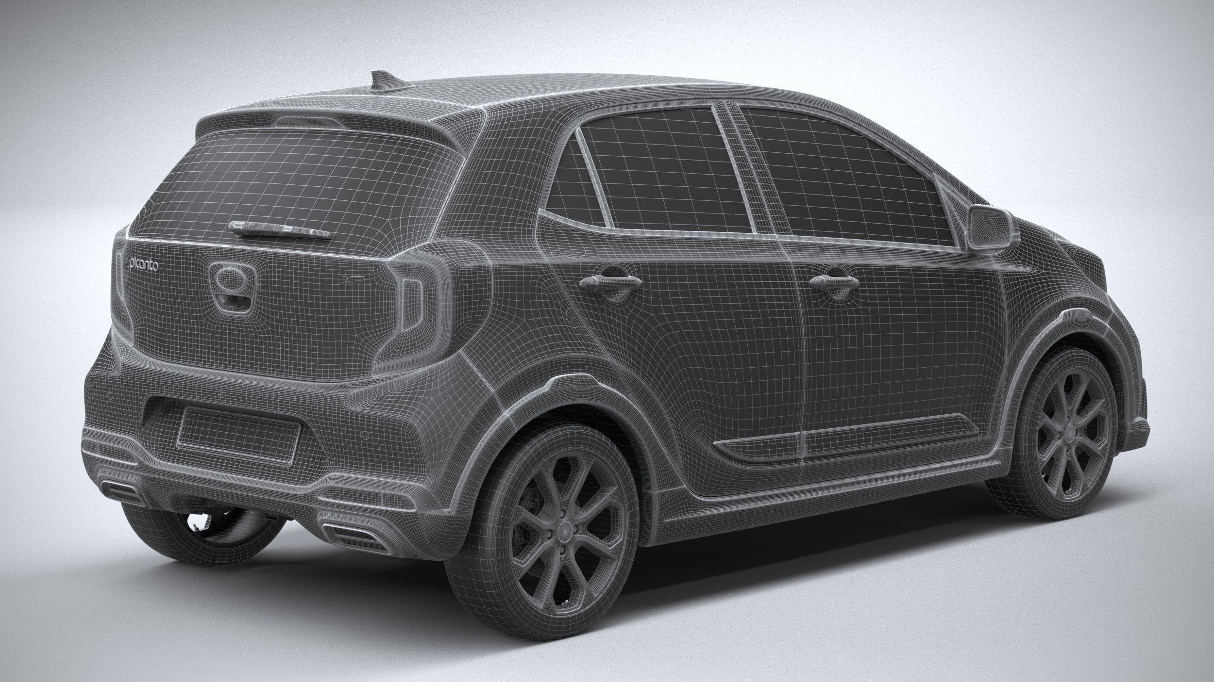 Kia Picanto X-line 2021 3D model | CGTrader
