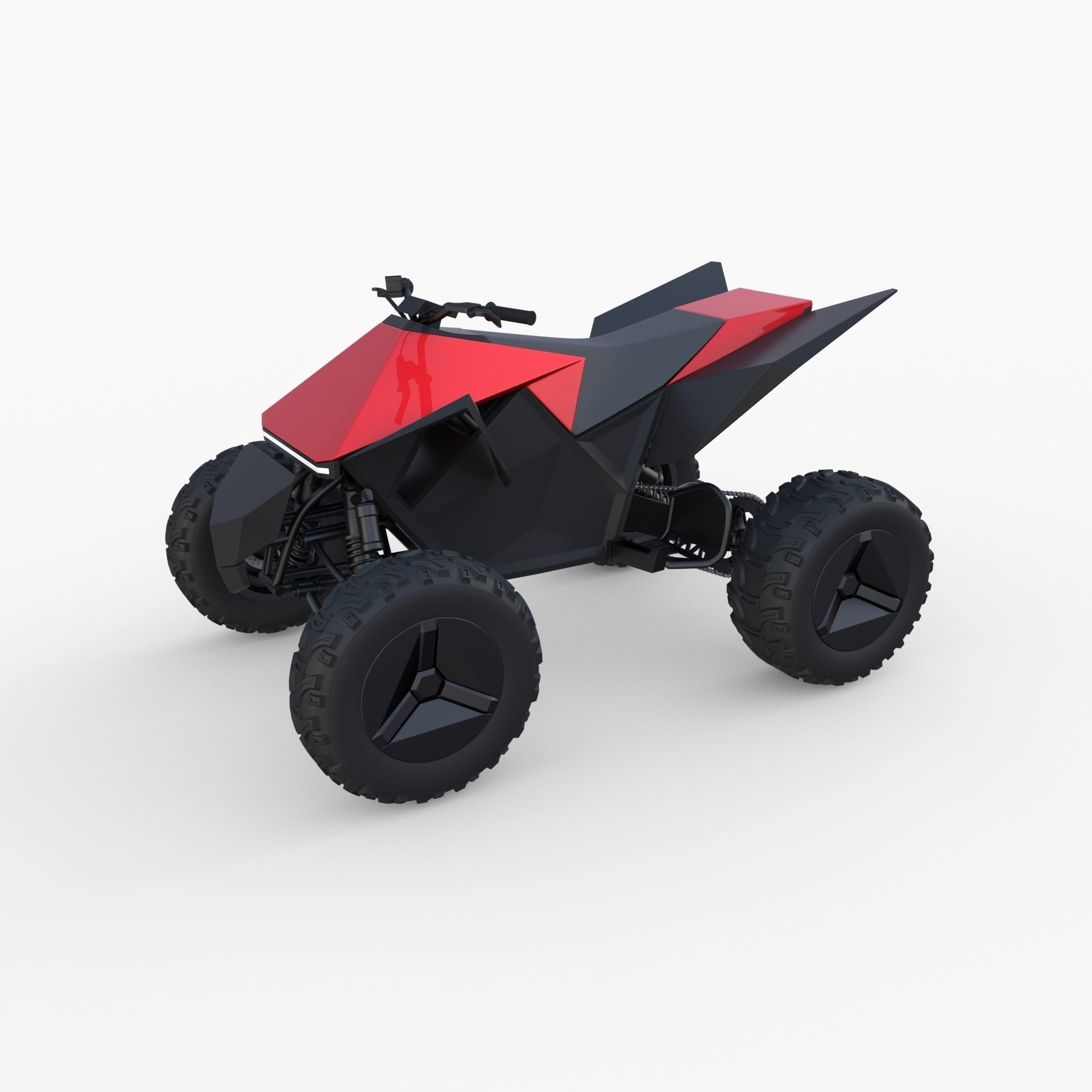 Tesla Cyberquad ATV Collection 3D model | CGTrader