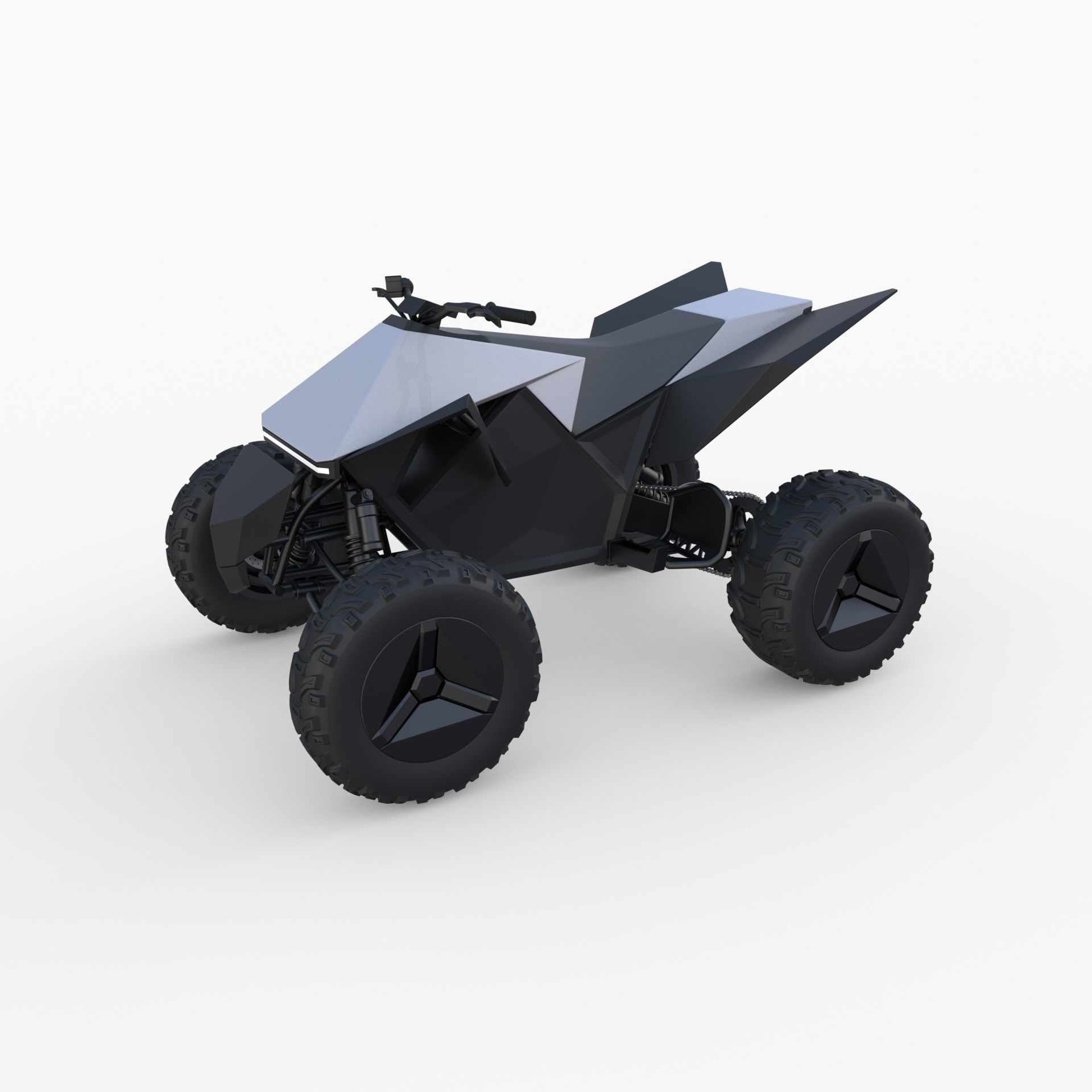 Tesla Cyberquad ATV Collection 3D model | CGTrader
