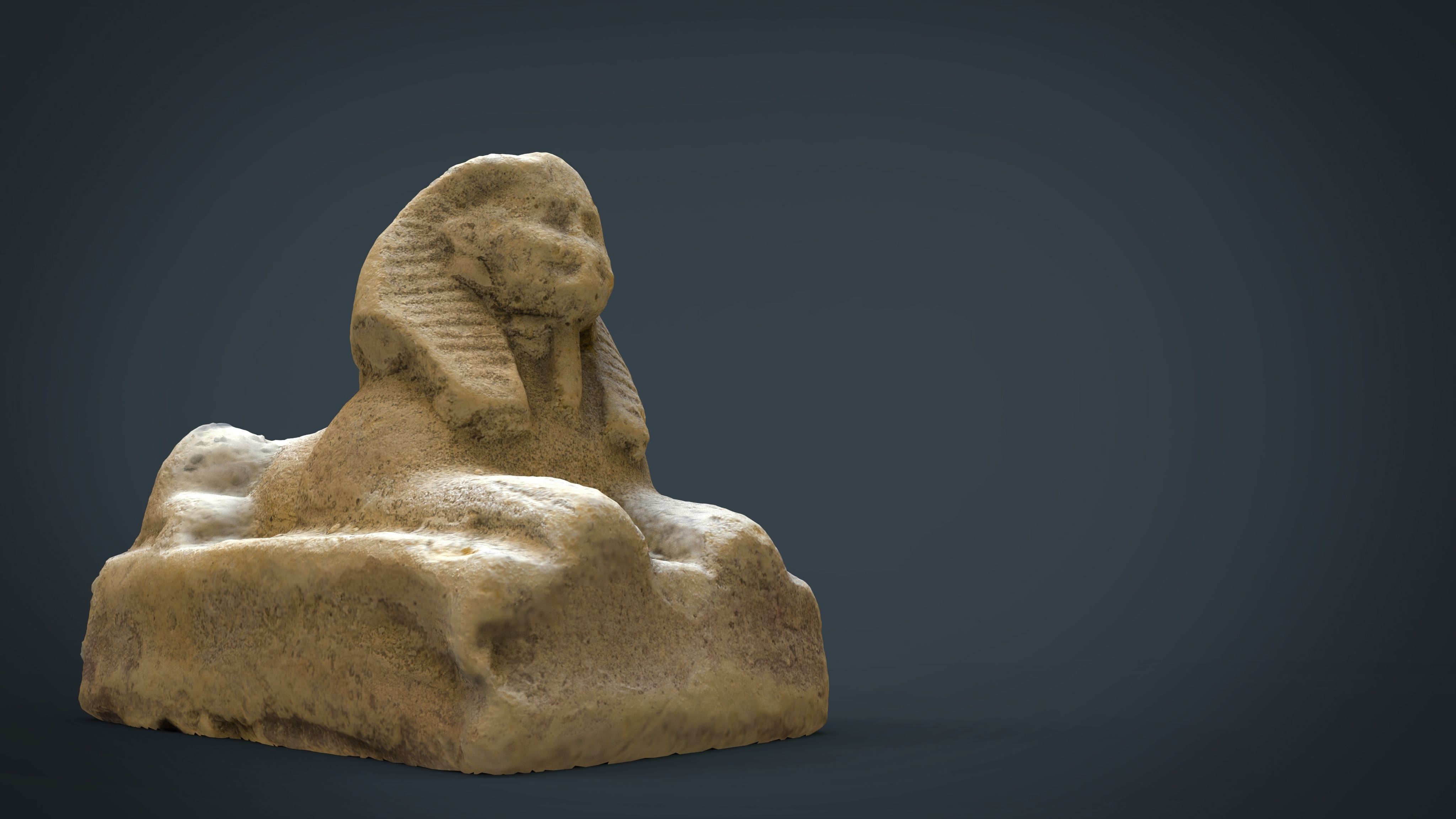 3D model sphinx VR / AR / low-poly | CGTrader
