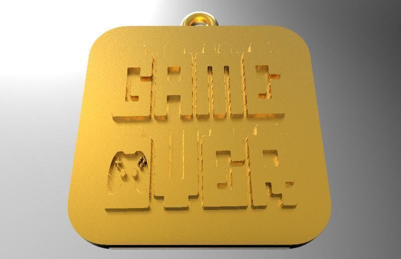 Game over 3D model 3D printable | CGTrader