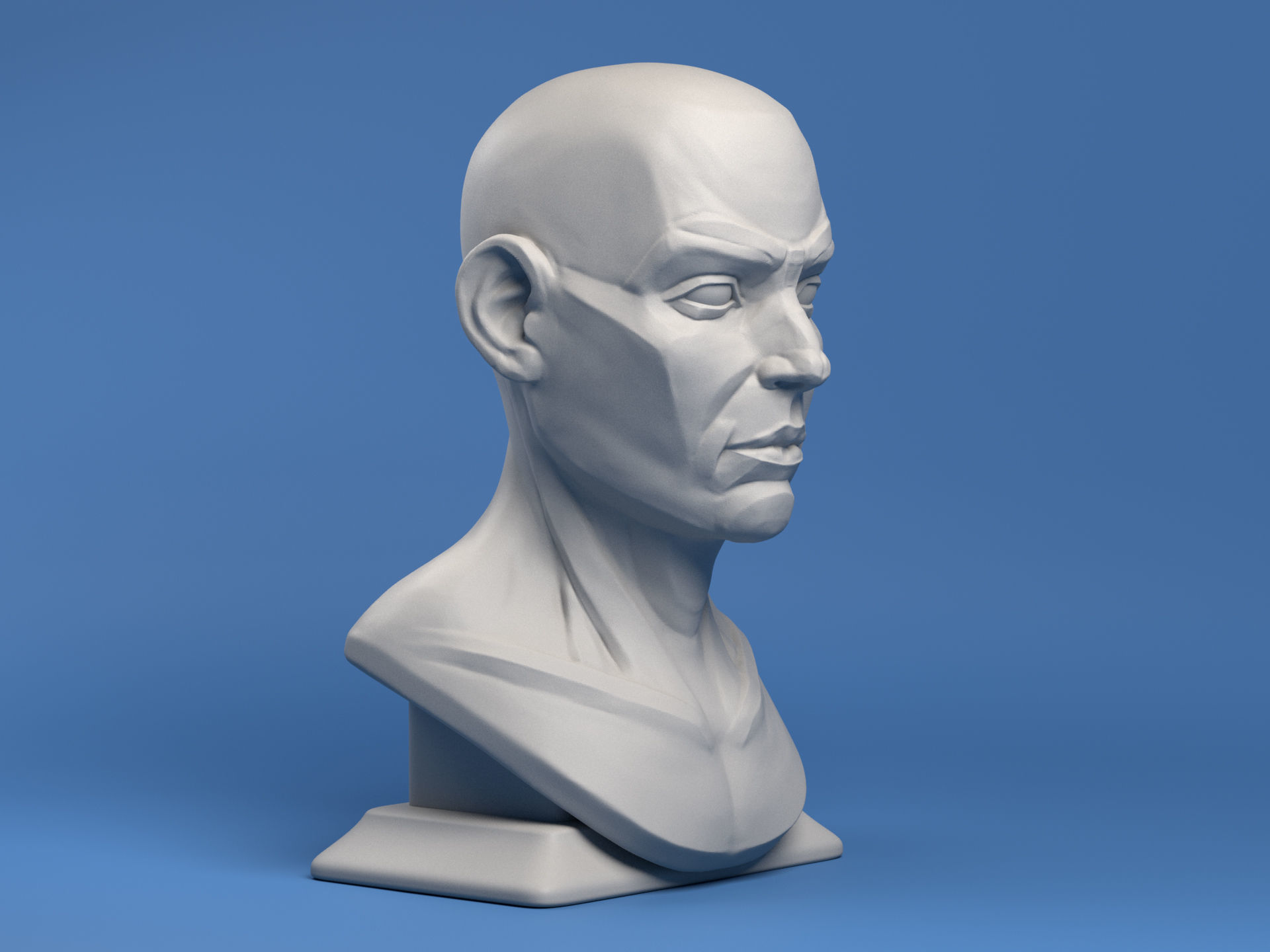 Face Plane Anatomy 3D model 3D printable | CGTrader