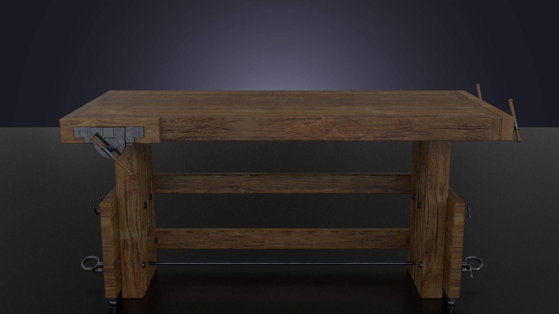 The workbench table 3D model | CGTrader