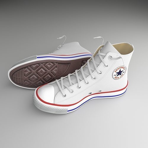 kuangwei converse sneakers 3D model | CGTrader
