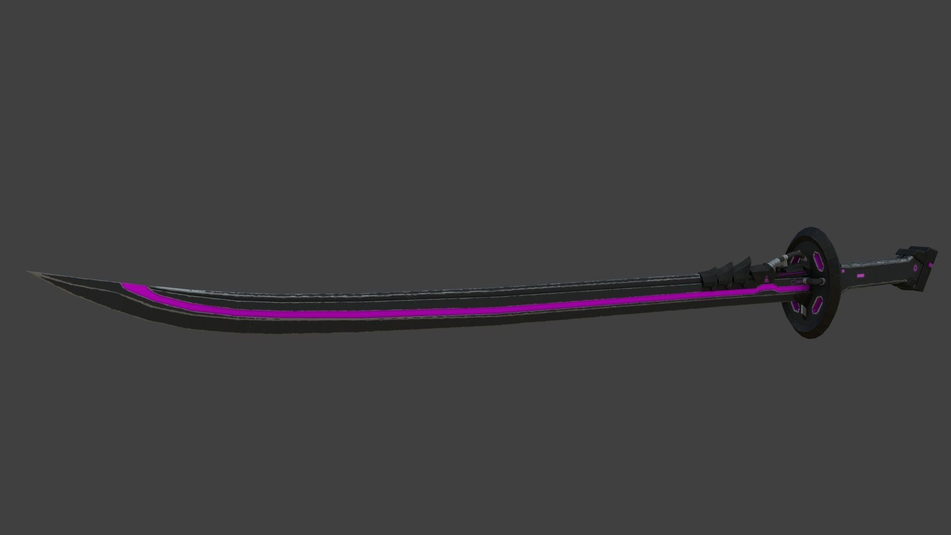 3D model Corrupt Futuristic Samurai Sword VR / AR / low-poly | CGTrader