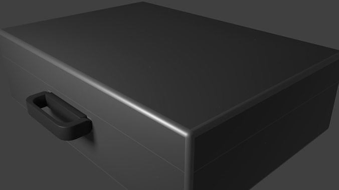 LowPoly Briefcase Simple free VR / AR / low-poly 3D model | CGTrader