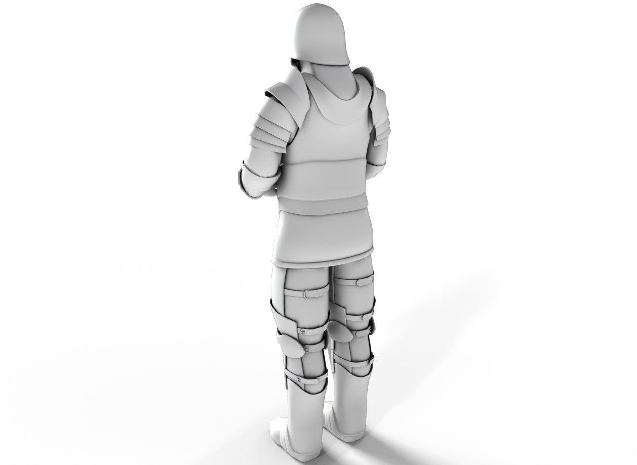 3D model Suit of Armor VR / AR / low-poly | CGTrader