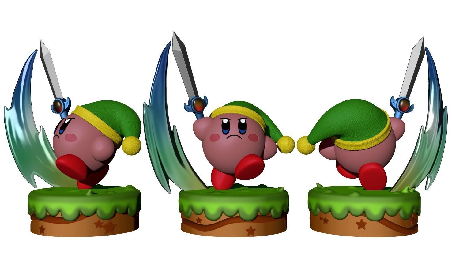 Kirby Link FanArt 3D model 3D printable | CGTrader