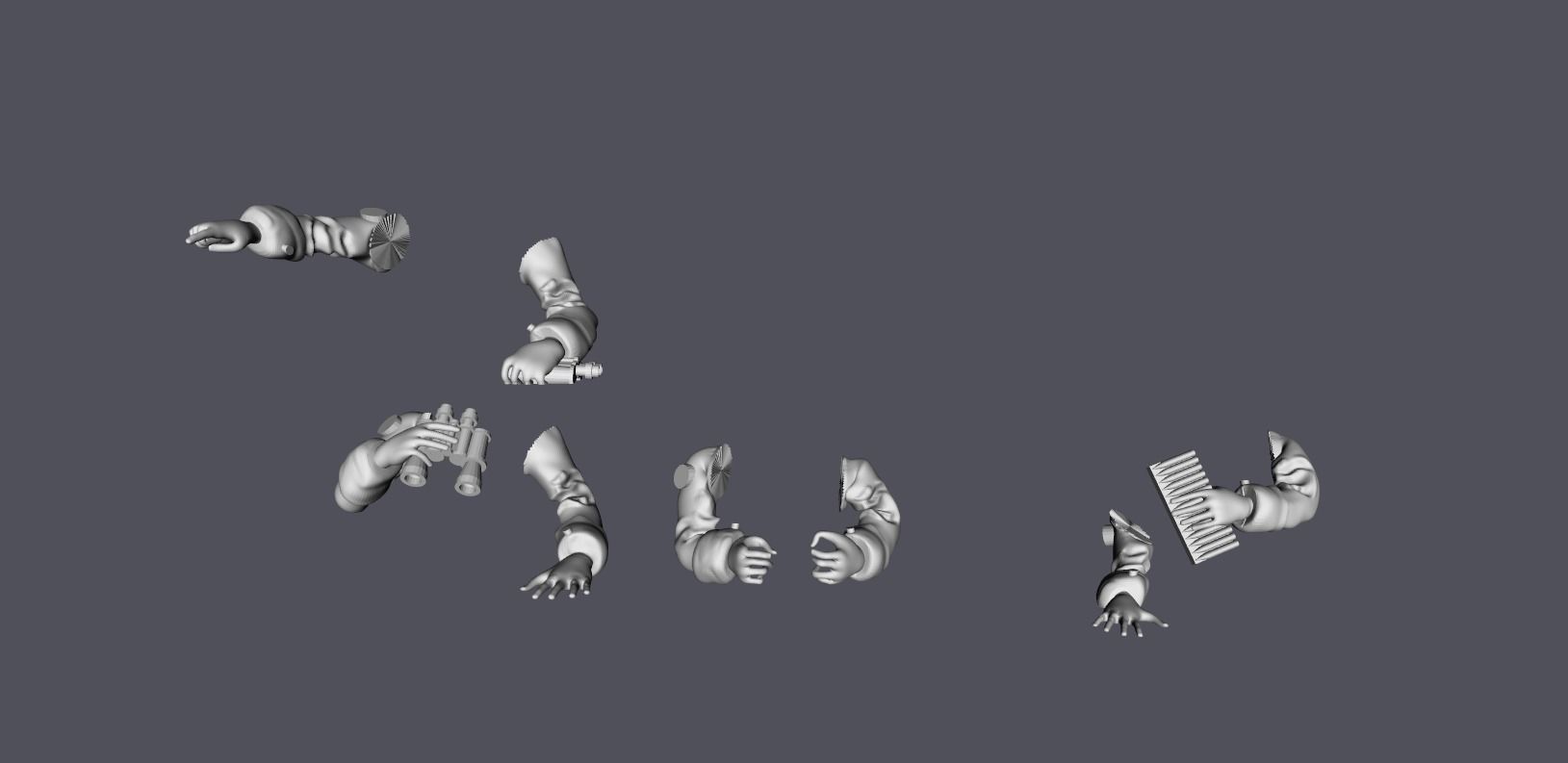 28mm IJA Type 92 Machine Gun with IJA Paratrooper Crew 3D model 3D ...