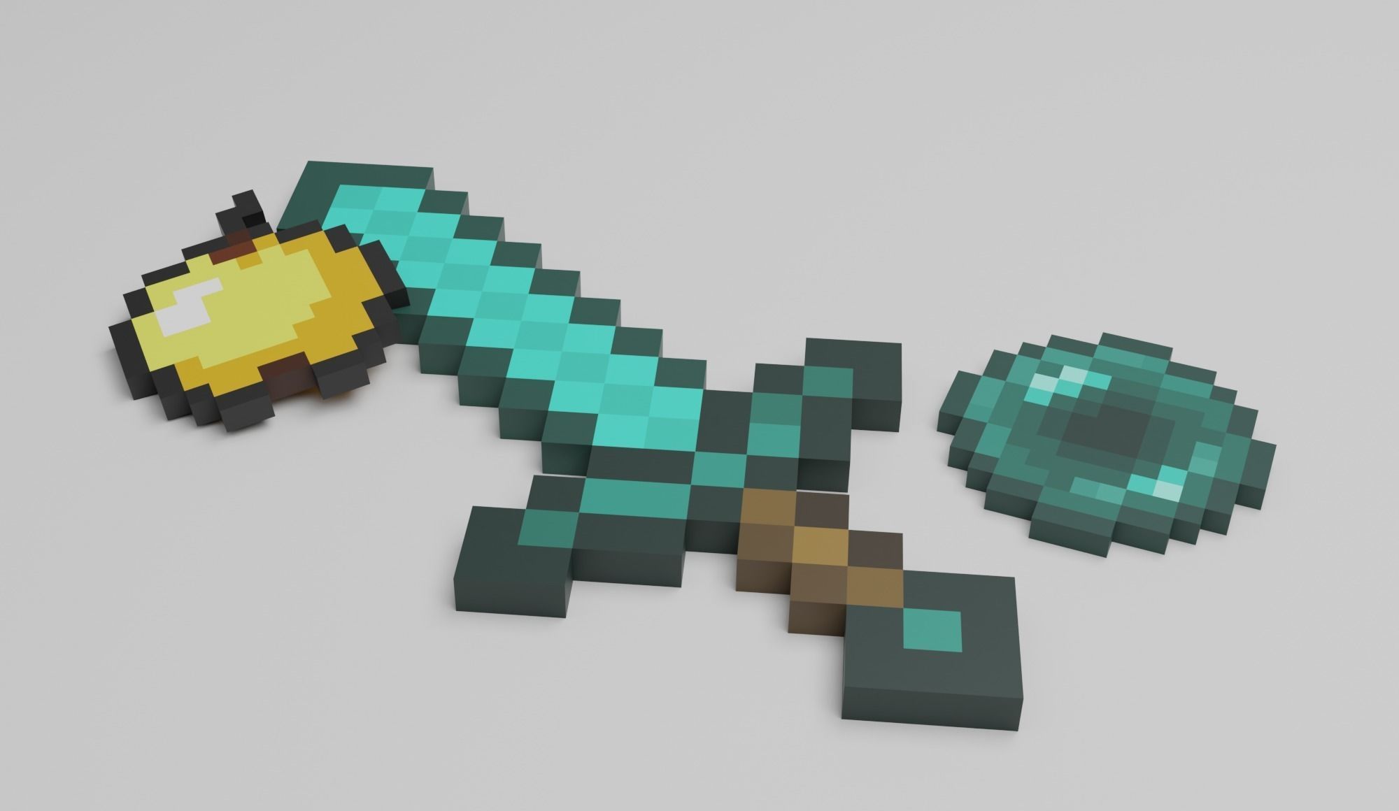 Minecraft Item Pack 3D model | CGTrader
