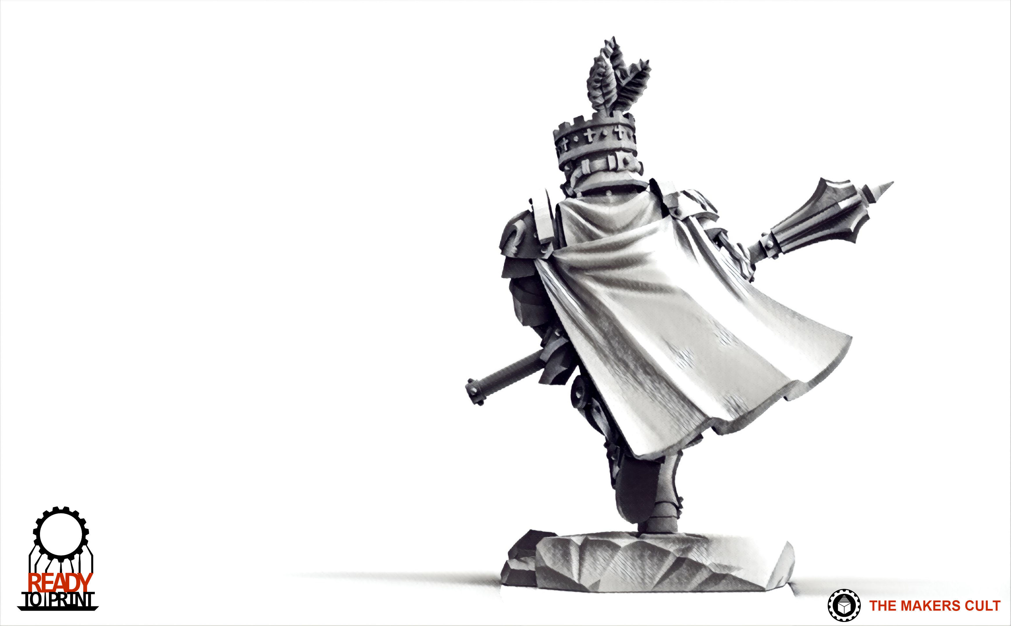 Feudal Guard - Lord Commander Rook 3D model 3D printable | CGTrader