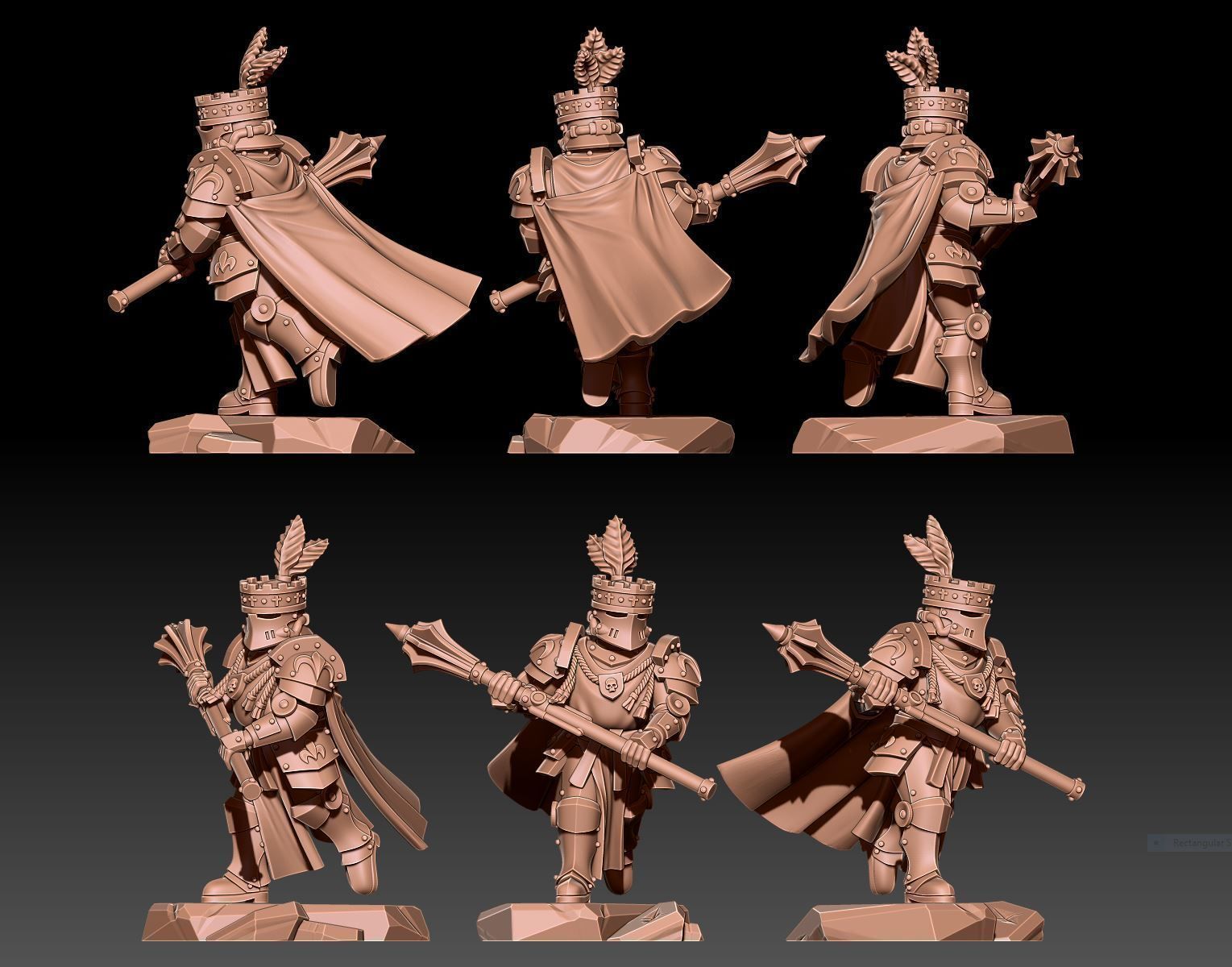 Feudal Guard - Lord Commander Rook 3D model 3D printable | CGTrader
