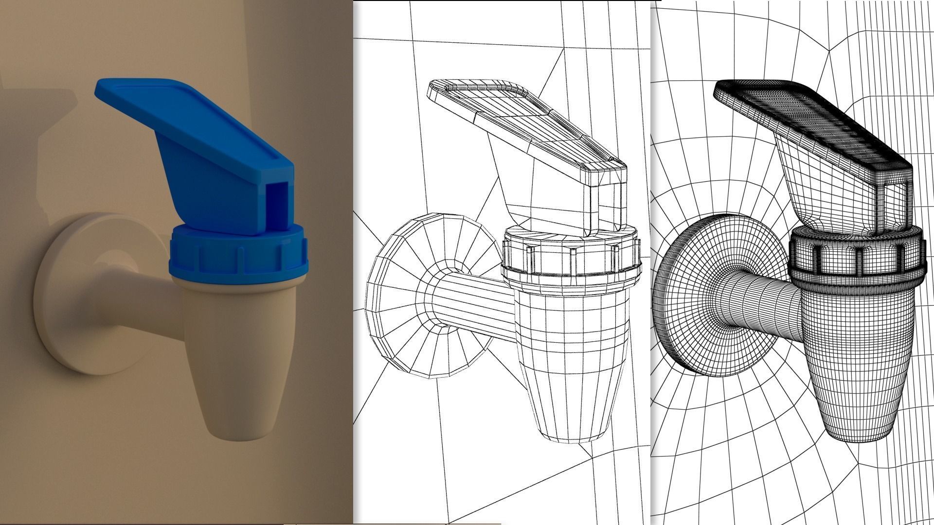 Water Gallon Dispenser 3D model | CGTrader