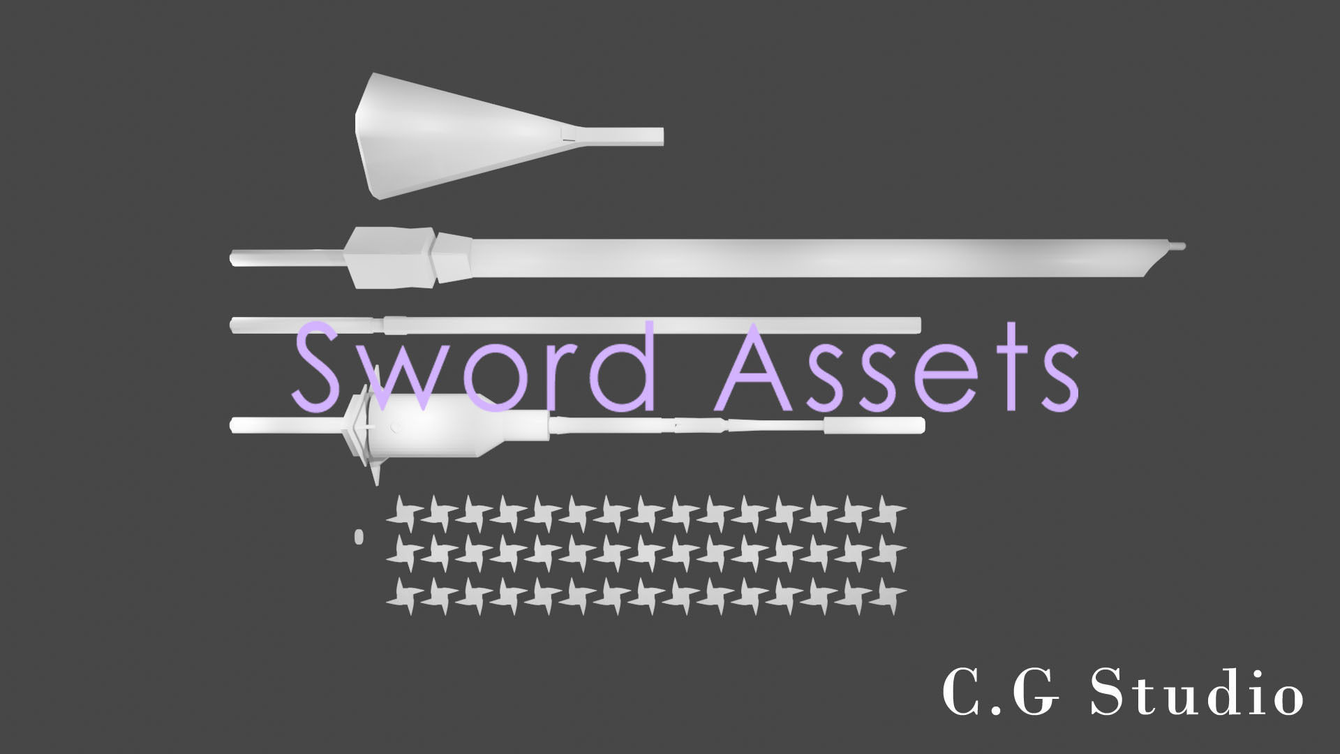 Sword assets 3D model | CGTrader
