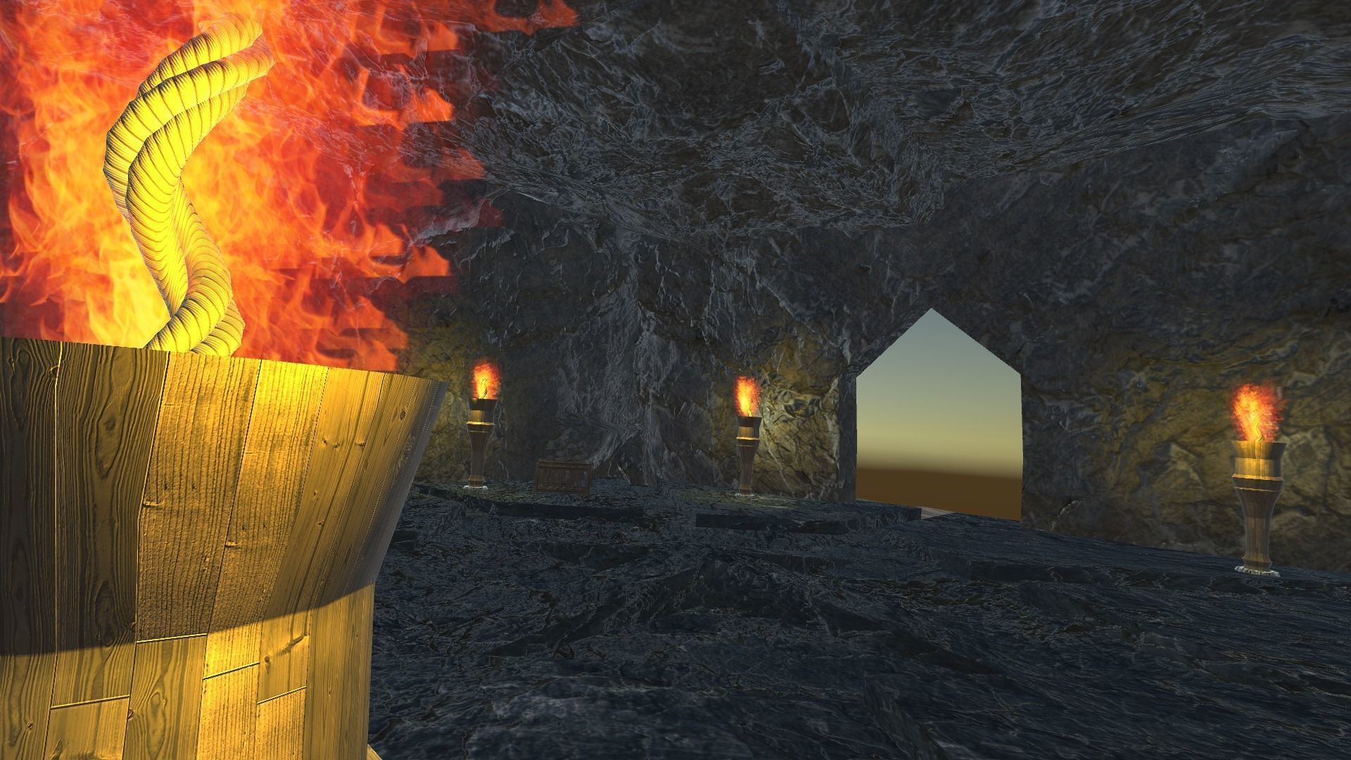 Dark Cave free 3D model | CGTrader