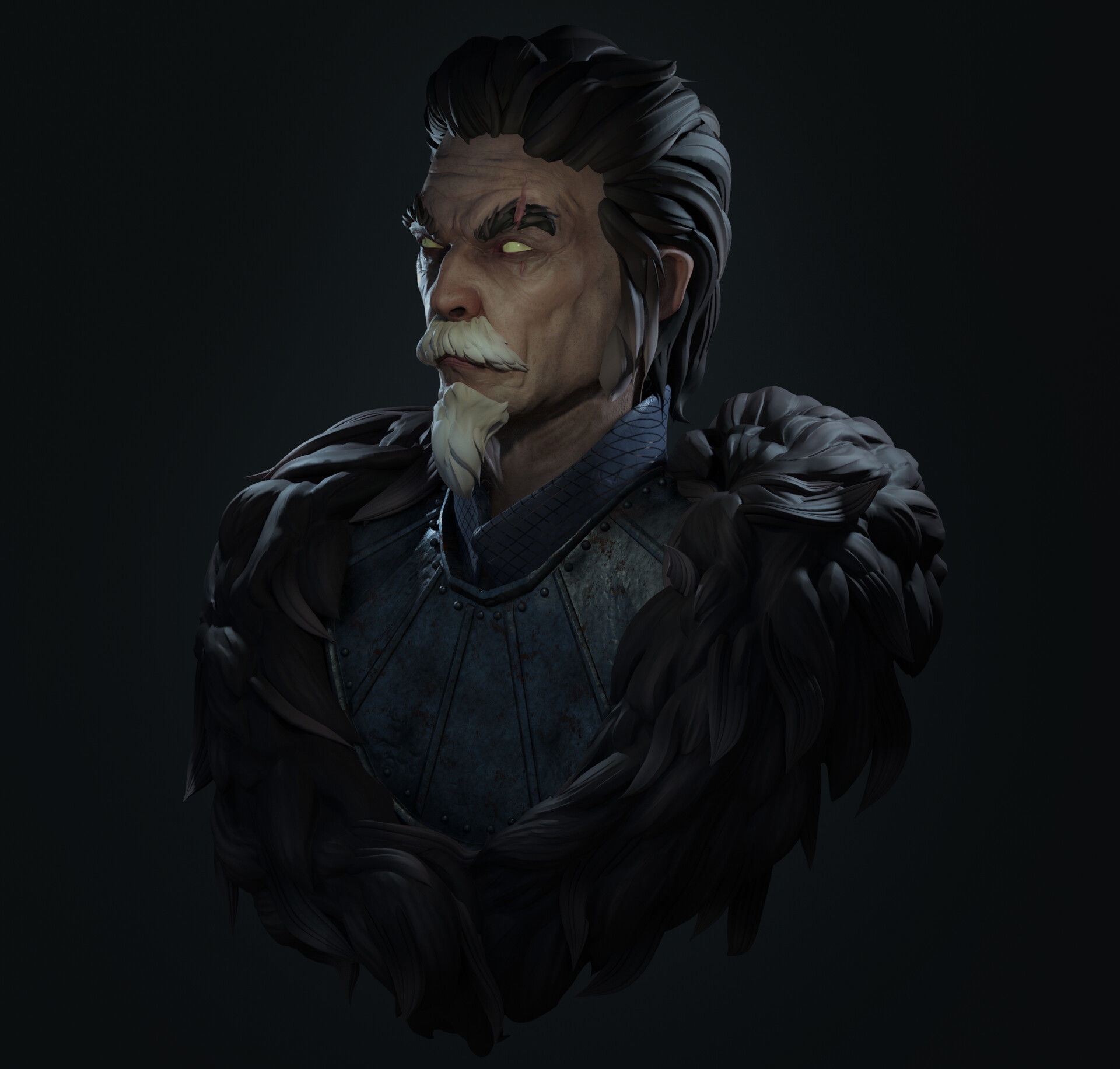 Scar Head Models -humanization free 3D model 3D printable | CGTrader