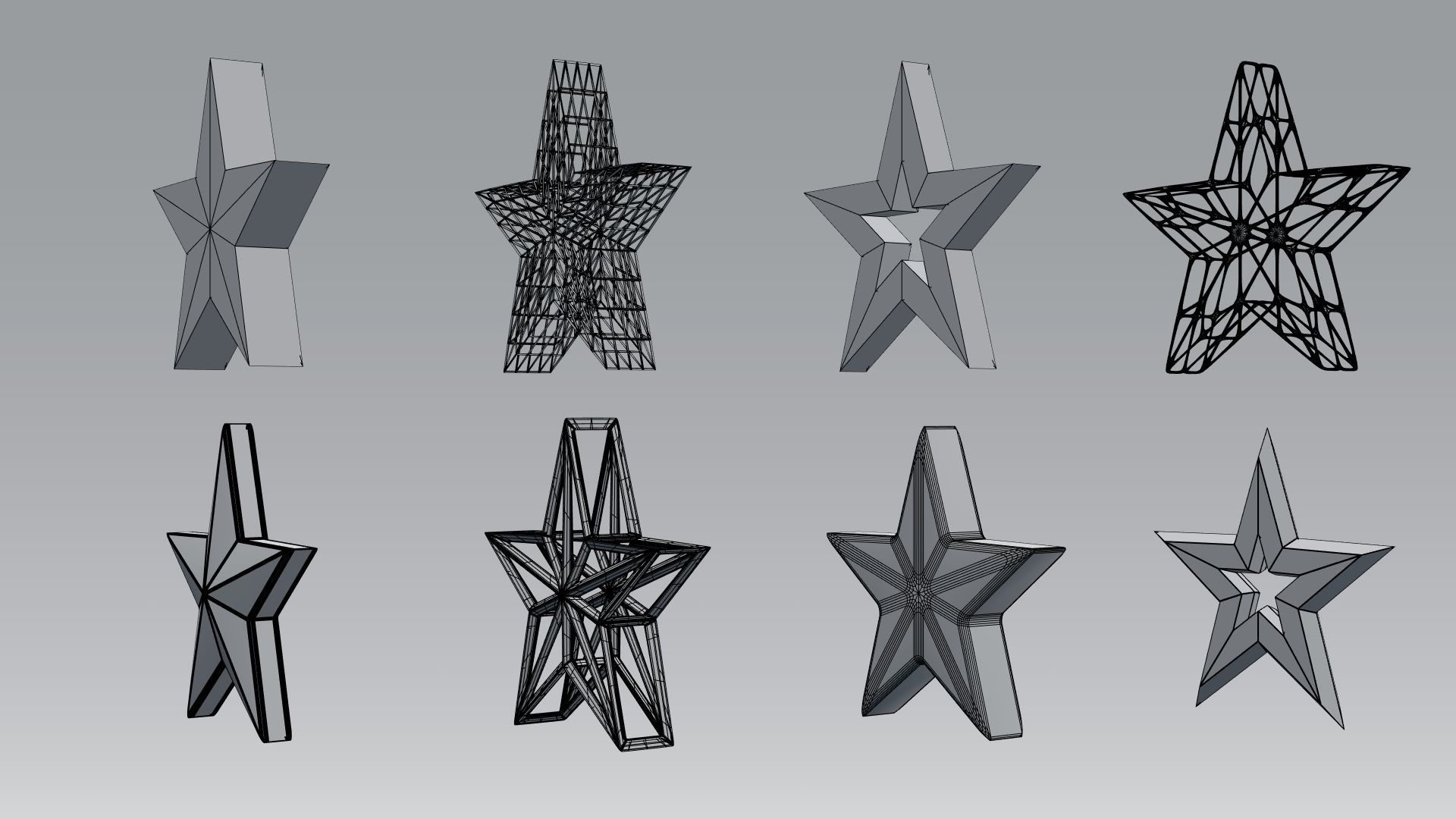 star shape 3D model | CGTrader