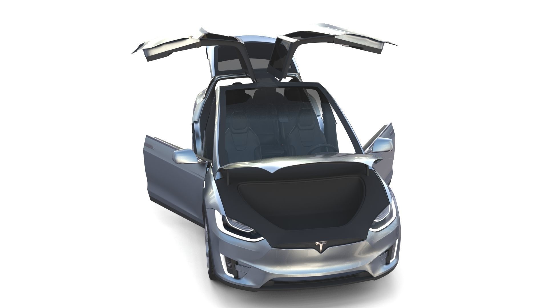 Full Tesla 2020 Vehicle Lineup with interiors 3D model | CGTrader
