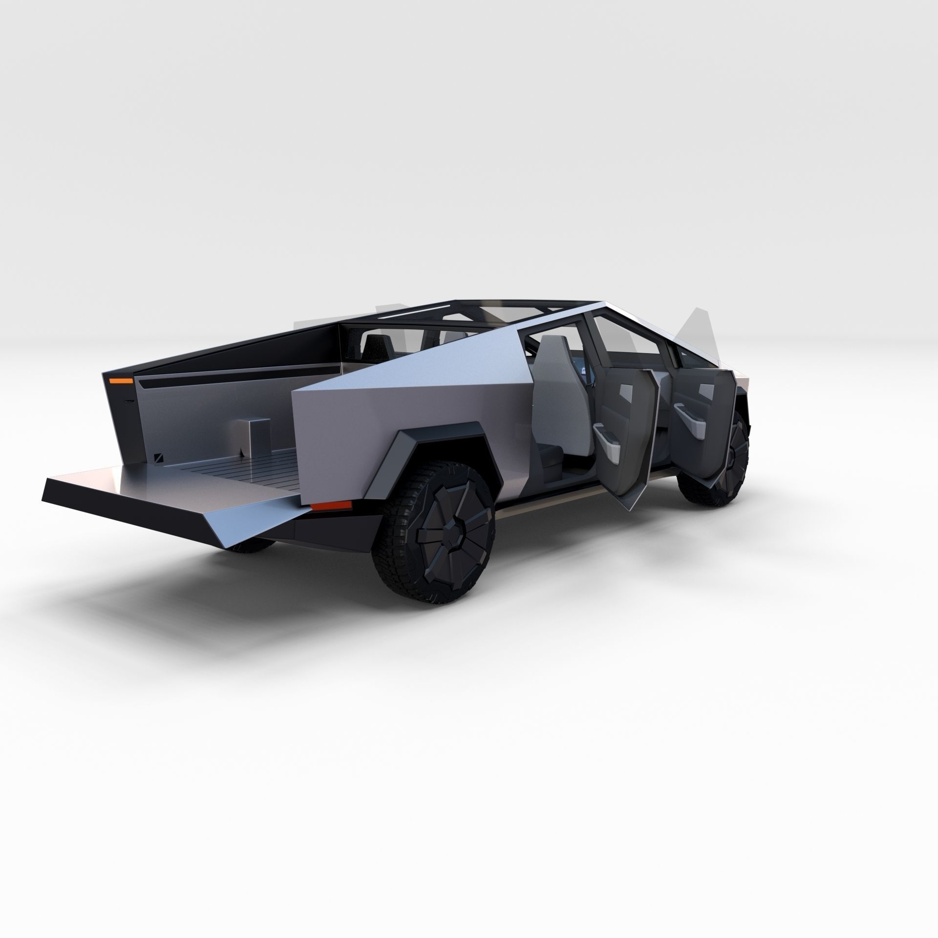 Full Tesla 2020 Vehicle Lineup with interiors 3D model | CGTrader