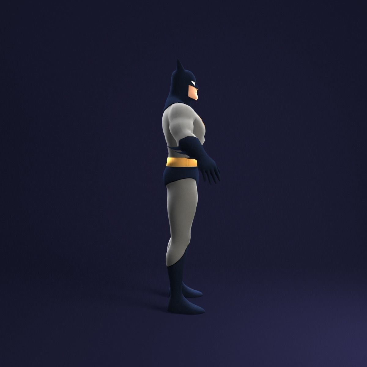 3D model Batman Animated Series Rigged VR / AR / low-poly | CGTrader