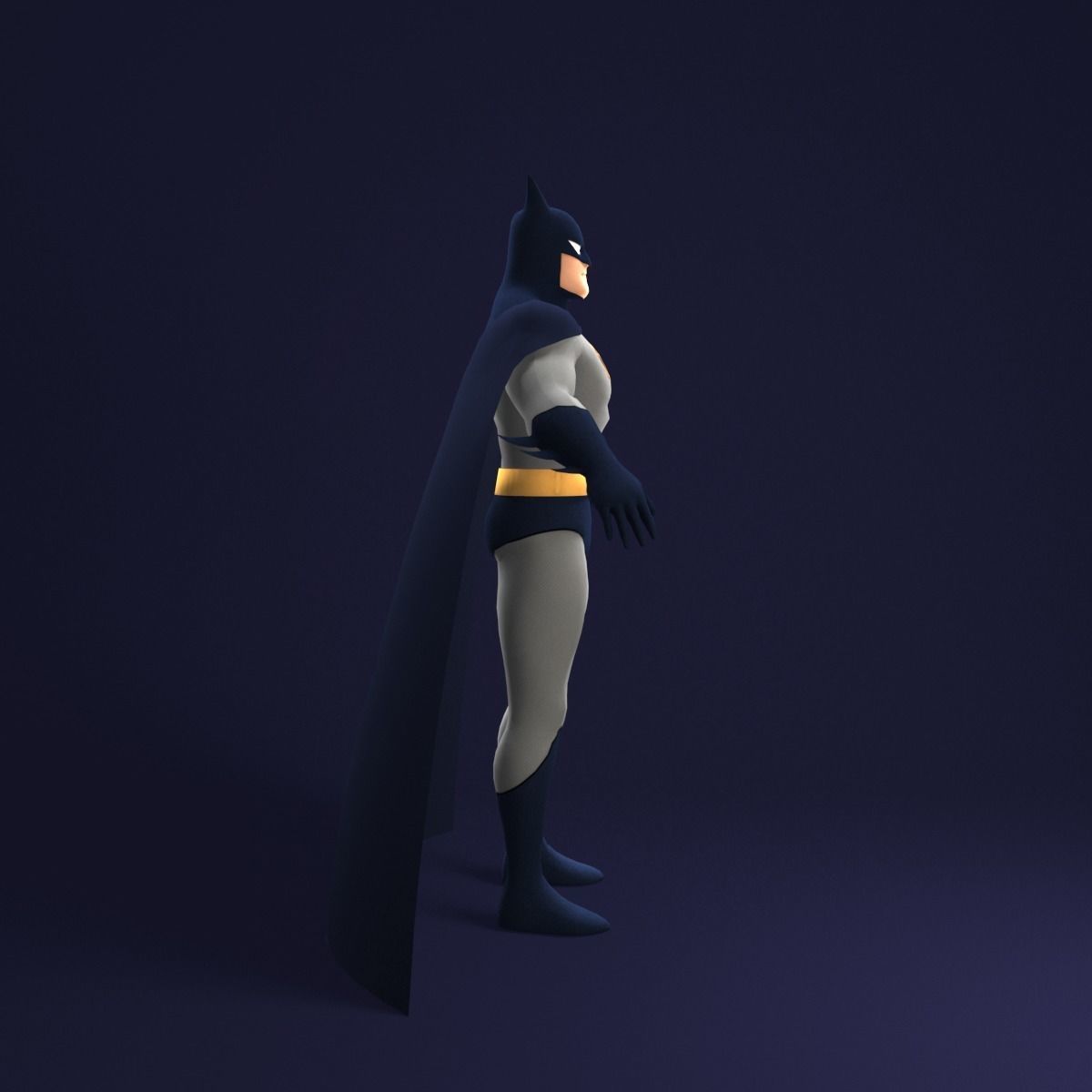 3D model Batman Animated Series Rigged VR / AR / low-poly | CGTrader