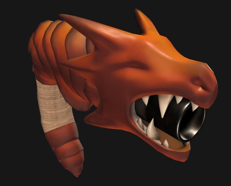 3D model Dragon Gun VR / AR / low-poly | CGTrader