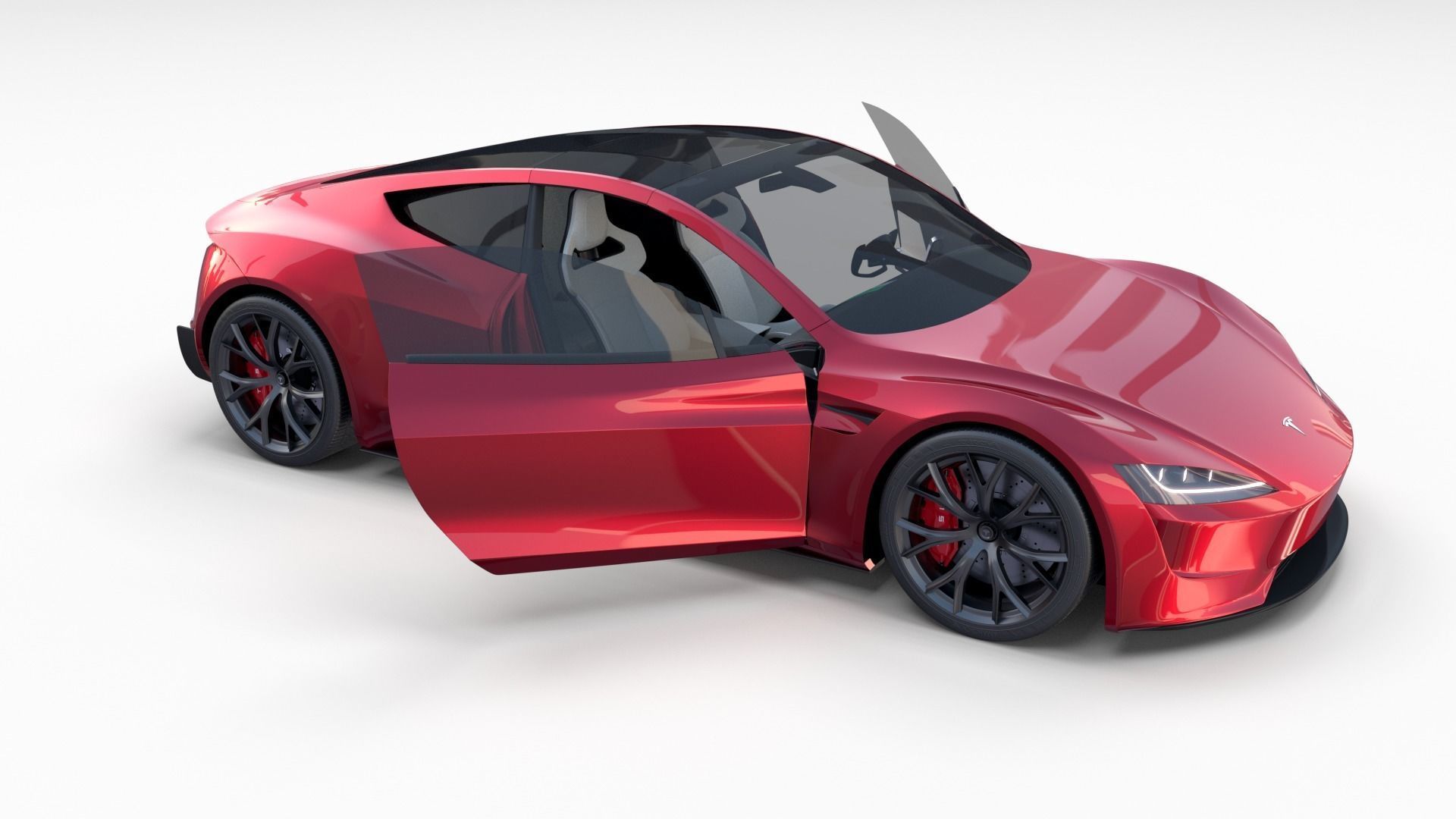 Full Tesla 2020 Vehicle Lineup with interiors and chassis 3D model ...