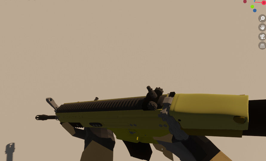 3D model Fps Animated Character With Gun VR / AR / low-poly | CGTrader