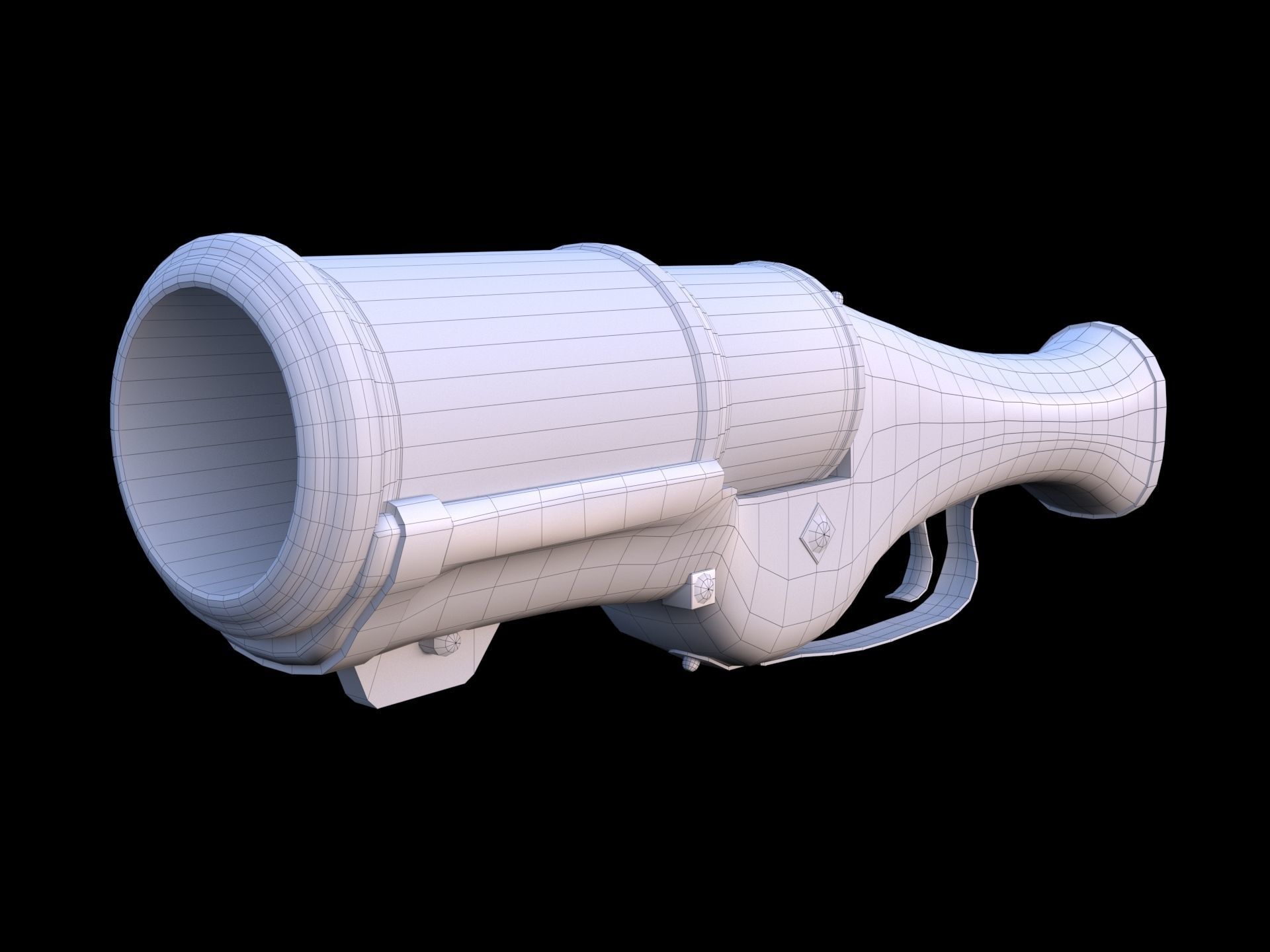 3D model Hand Mortar Bombard VR / AR / low-poly | CGTrader