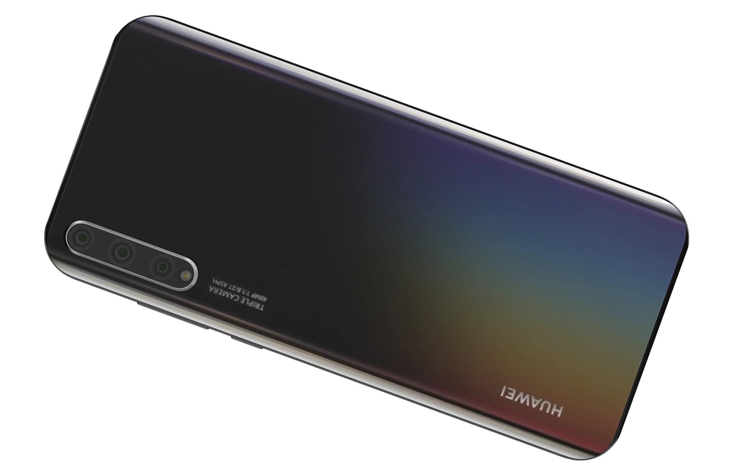 Huawei Y8p Breathing Crystal And Midnight Black 3D model | CGTrader