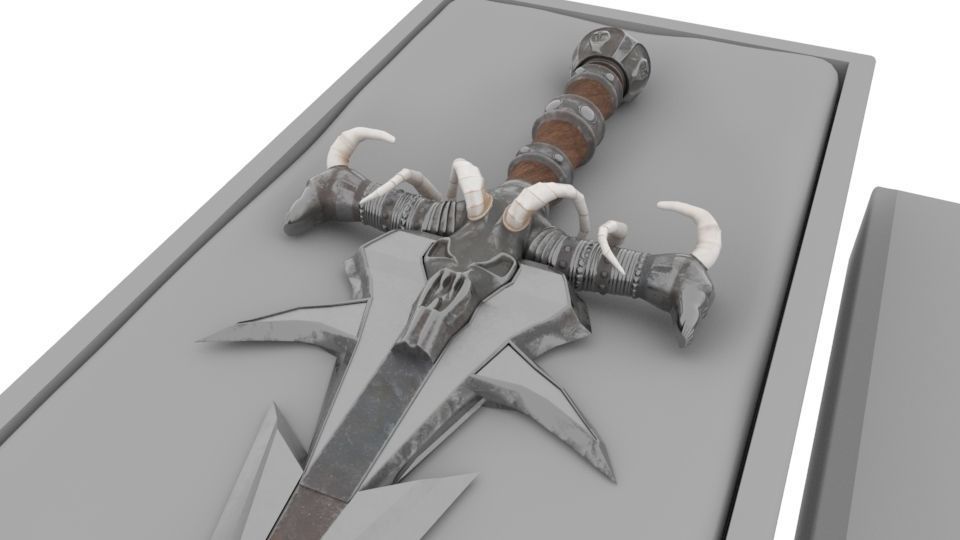Skull head Sword 3D model | CGTrader