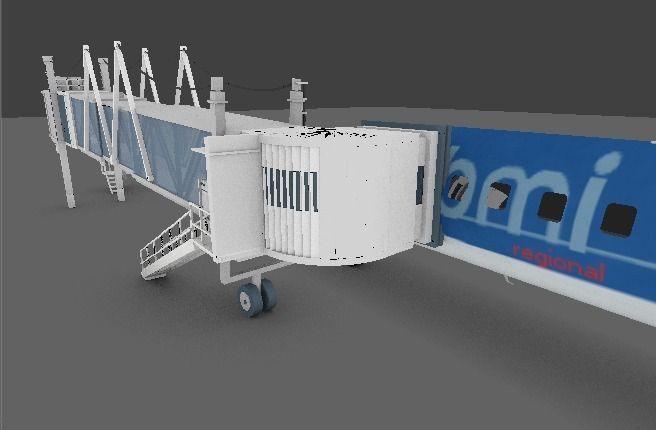 Airport Jetway free VR / AR / low-poly 3D model | CGTrader