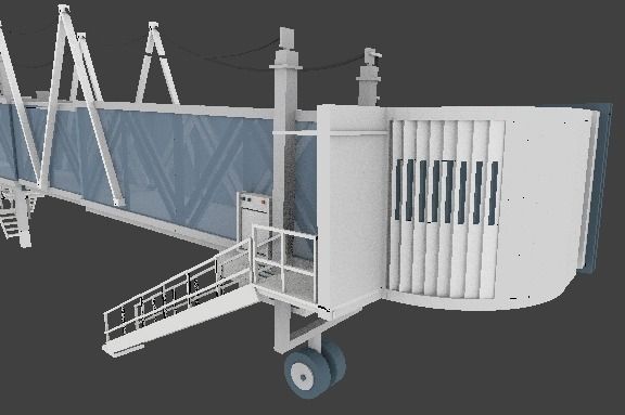 Airport Jetway free VR / AR / low-poly 3D model | CGTrader