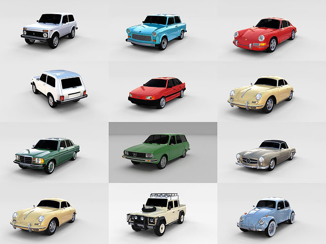Car Collection Vol 2 3D model | CGTrader