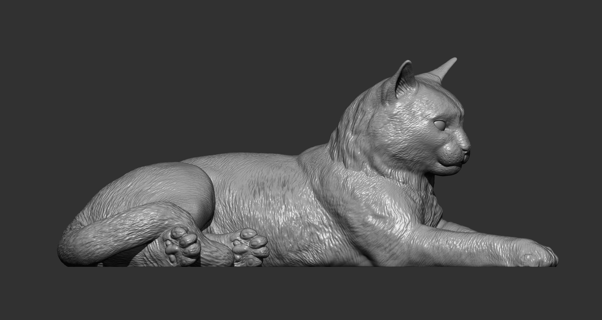 Cat for 3d printing 3D model 3D printable | CGTrader