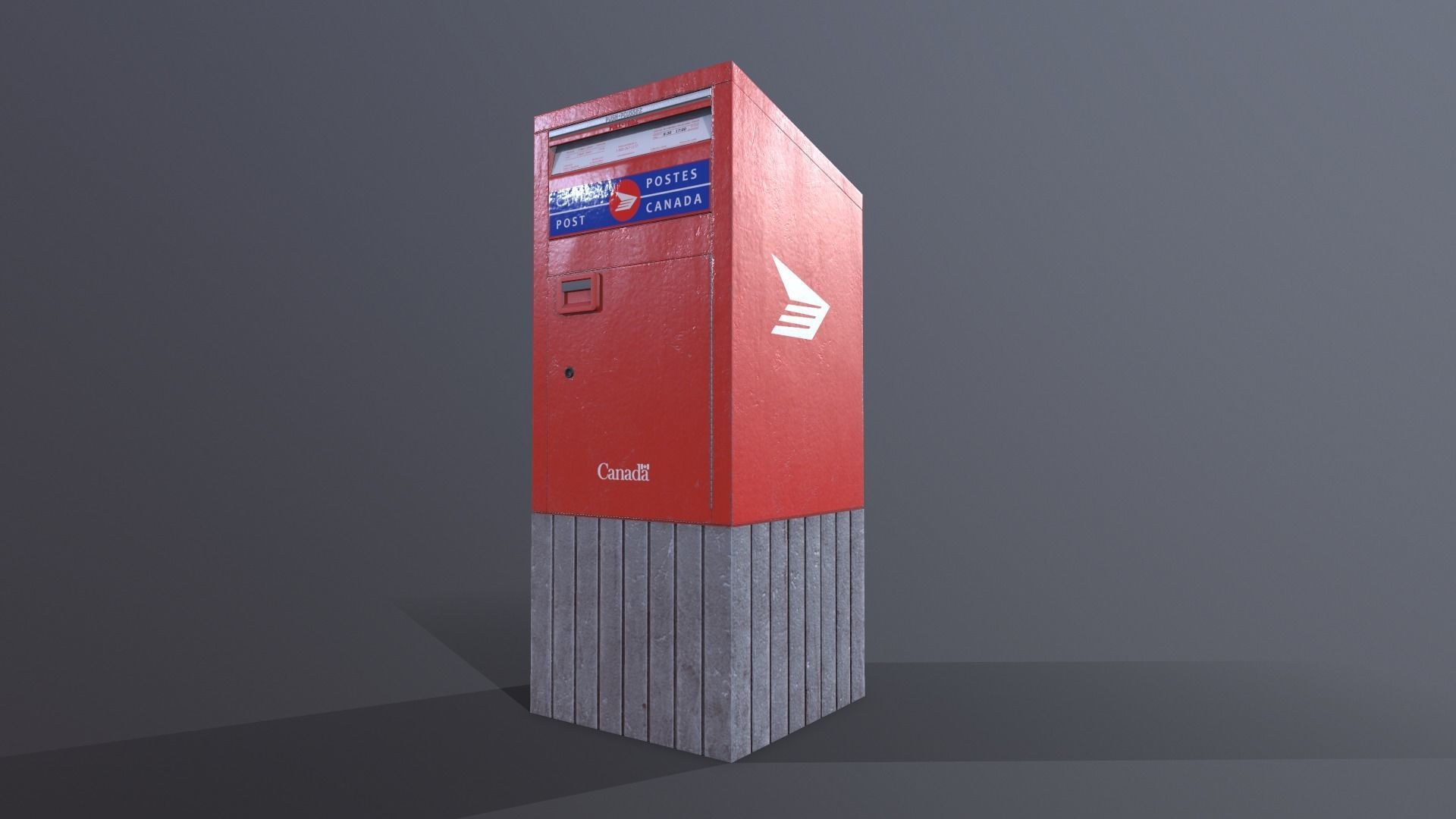 3D model Canada Post Mailbox Varieties VR / AR / low-poly | CGTrader