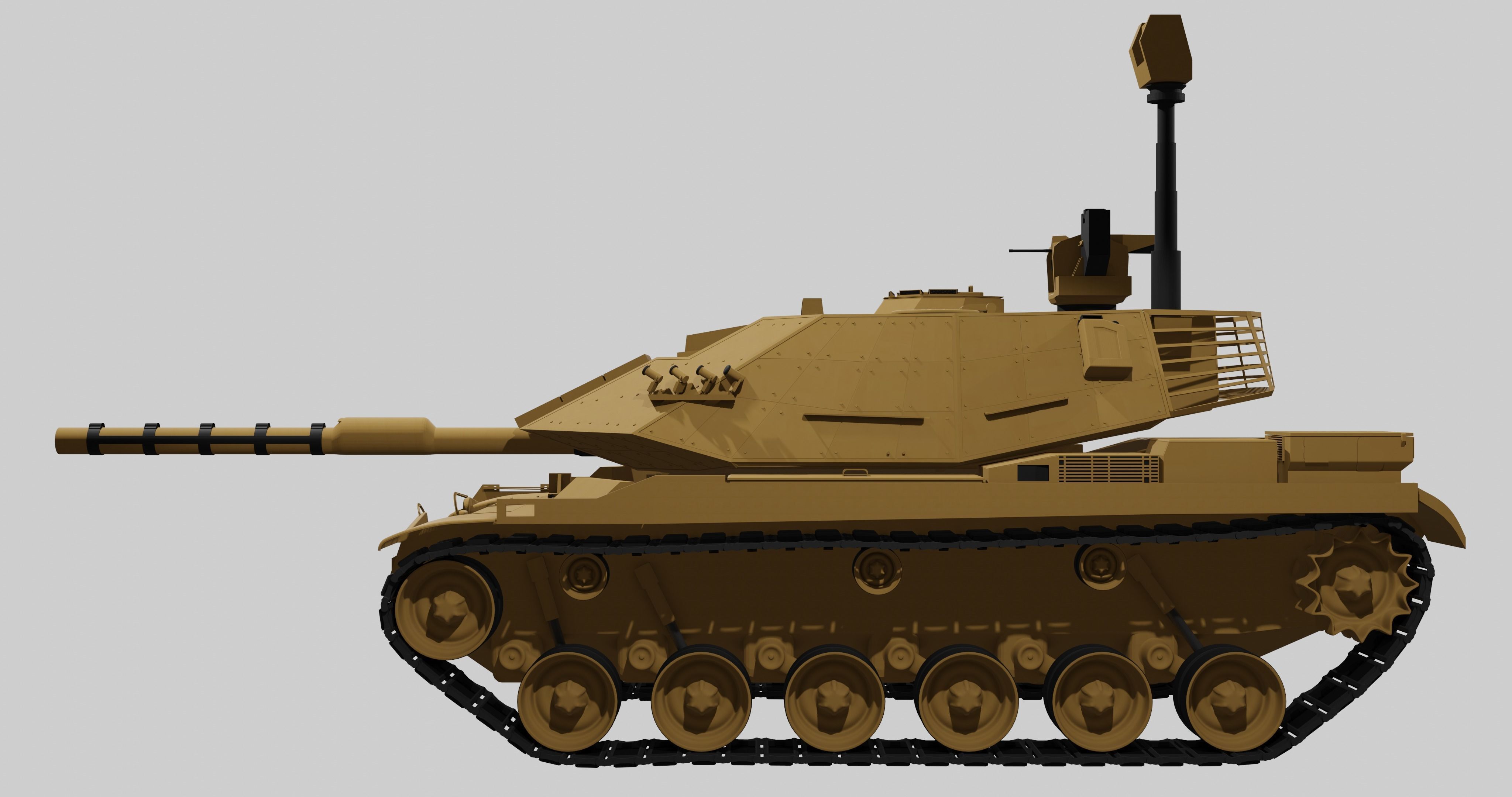 M60TM FIRAT 3D model | CGTrader