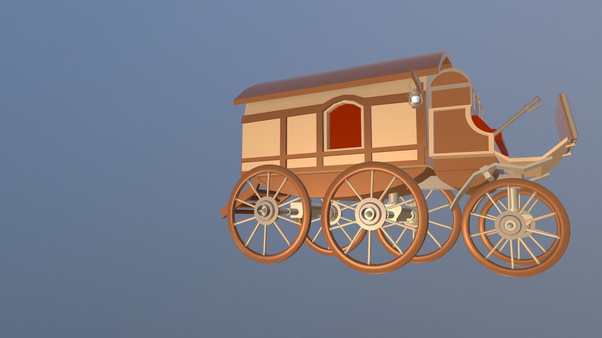 3D model Medieval Trade Wagon VR / AR / low-poly | CGTrader